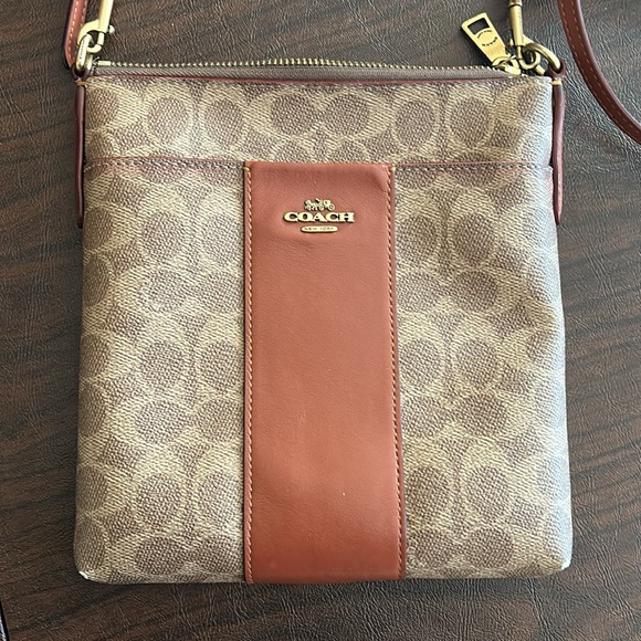 Coach | Bags | Coach Kitt Colorblock Signature Logo Canvas Messenger ...